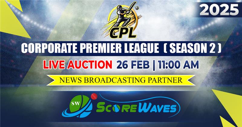 Corporate Premier League Season 2 2025 | ScoreWaves